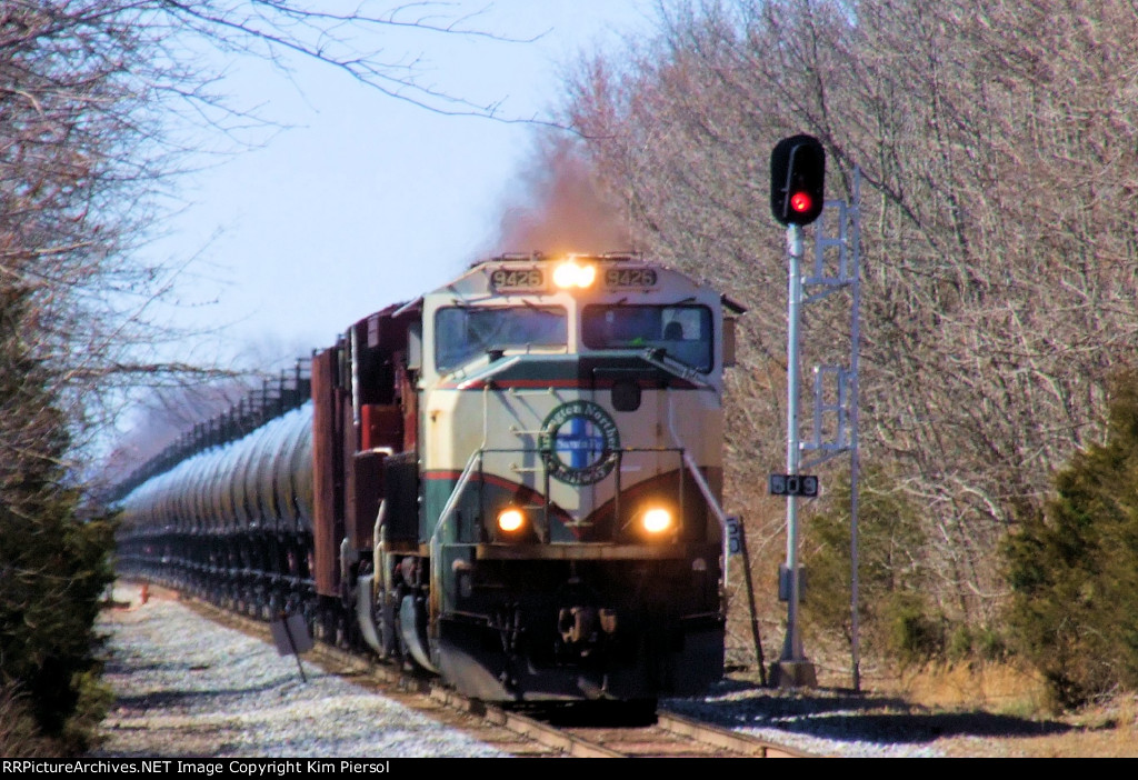 BNSF 9426 CSX Train K041 Crude Oil Empties
